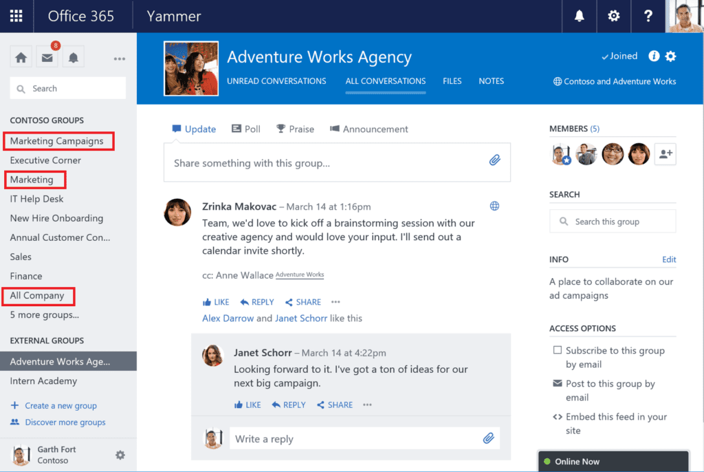 Yammer-external-groups-21 - Business Management Courses